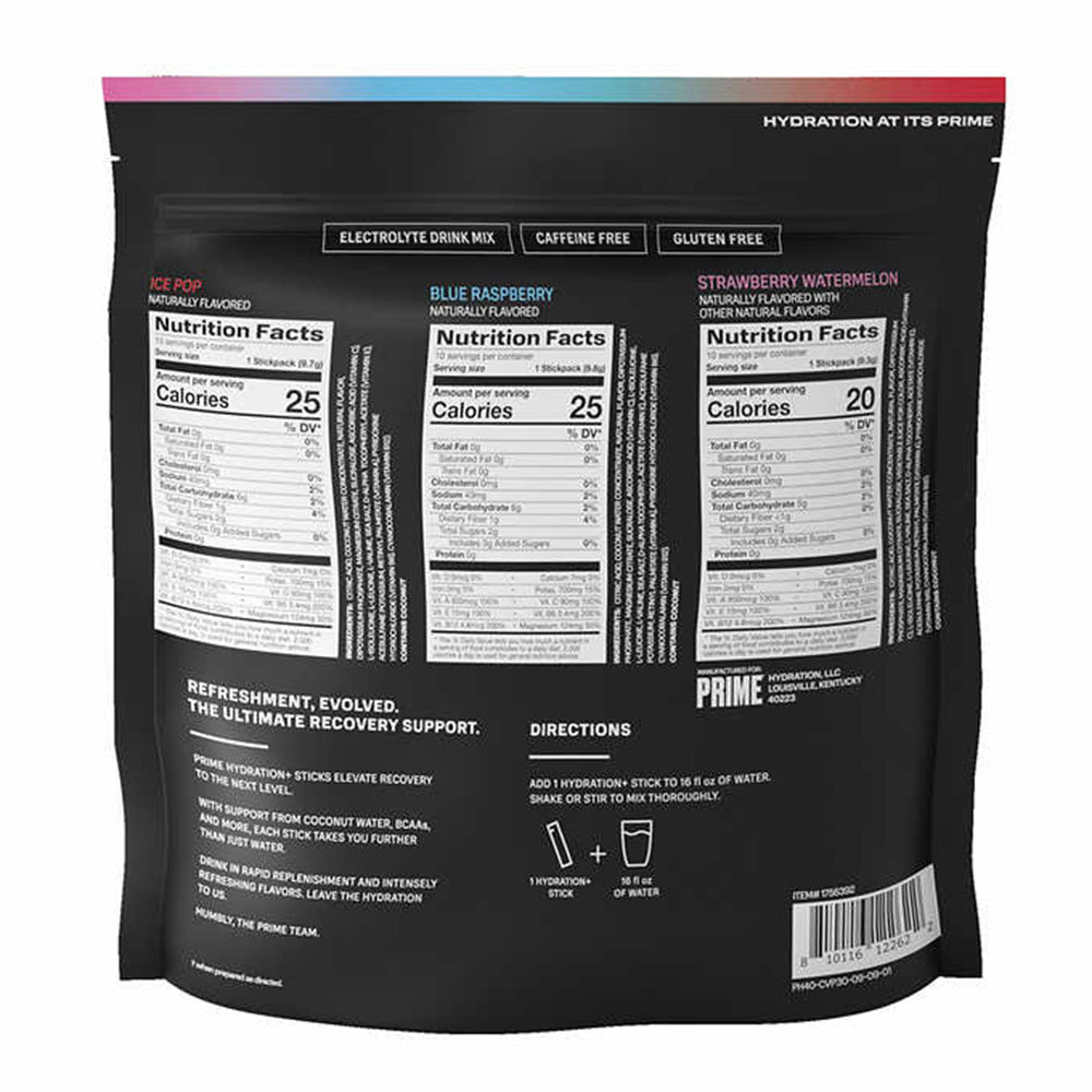 Buy Prime Hydration+ Sticks Variety Pack Online | Reup Liquor