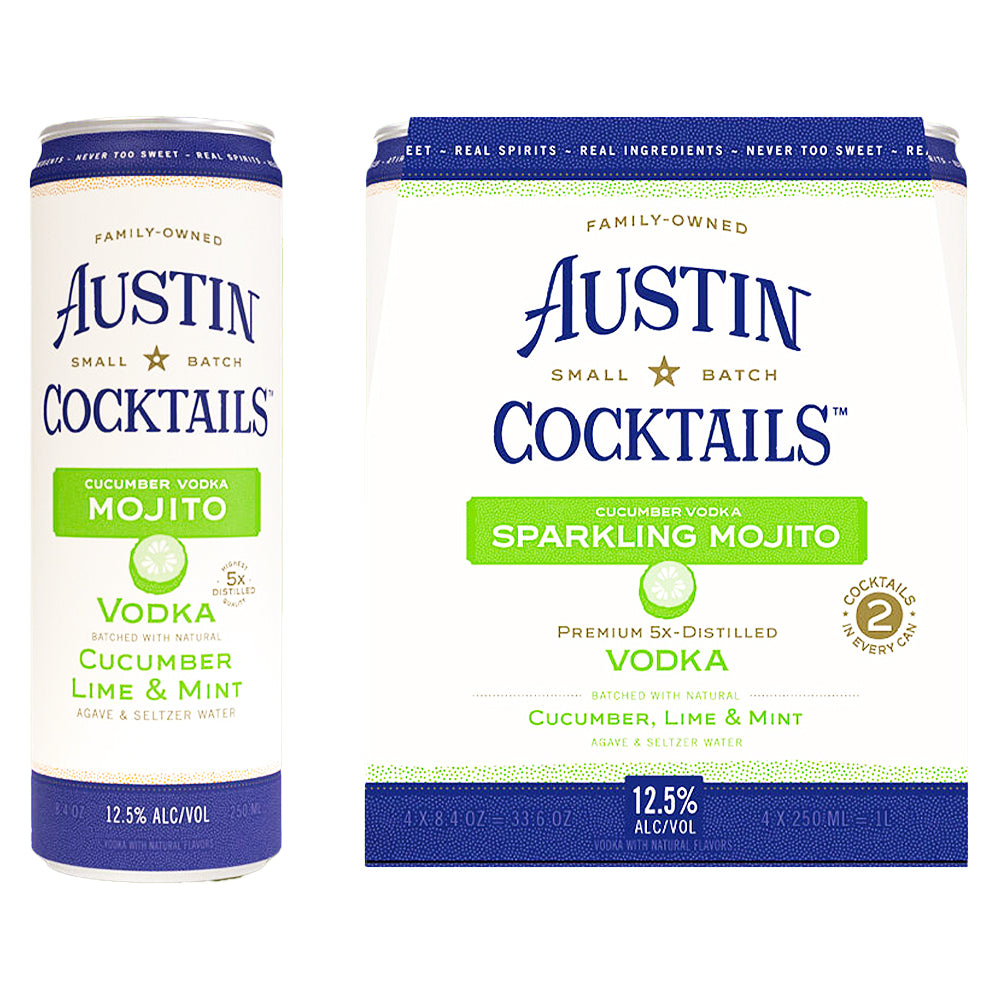 Buy Austin Cocktails Sparkling Cucumber Vodka Mojito w/ Lime & Mint ...