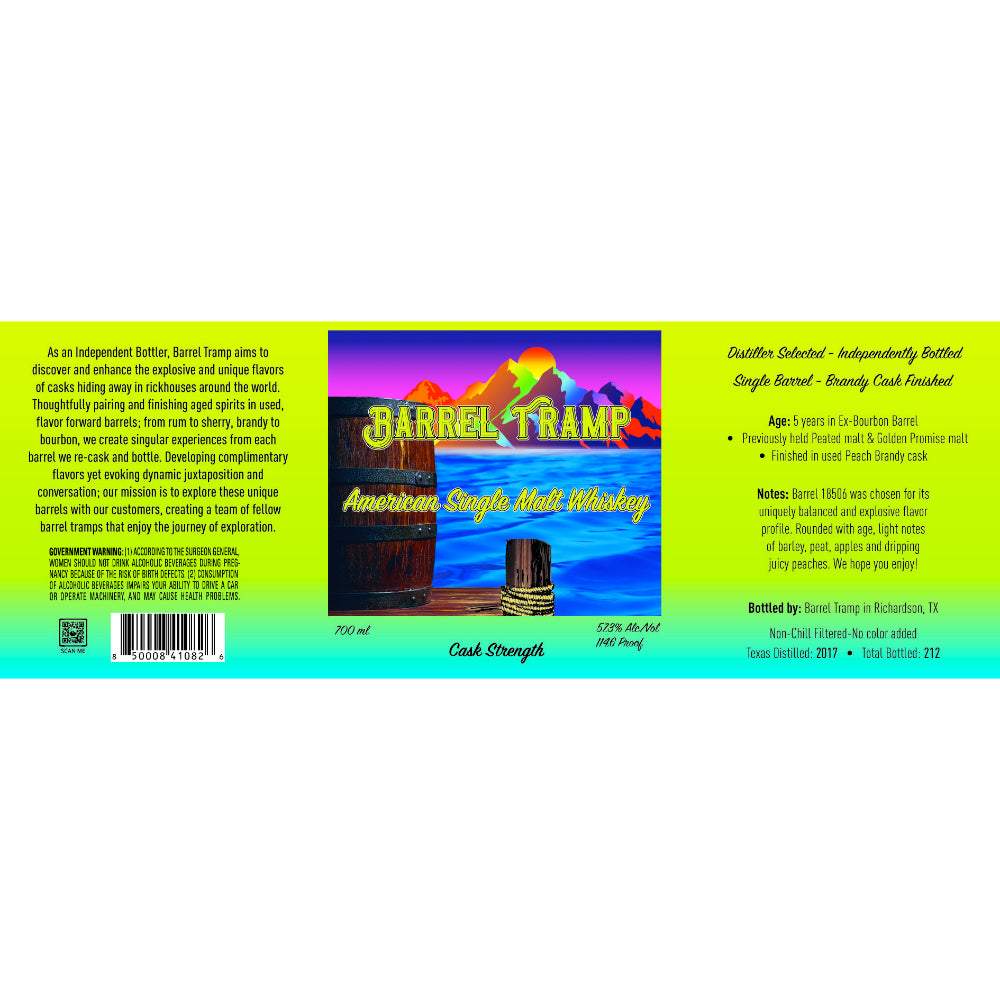 Buy Barrel Tramp Cask Strength American 5 Yr Aged Whiskey in Bourbon Barrel 18506 700ml Online ...