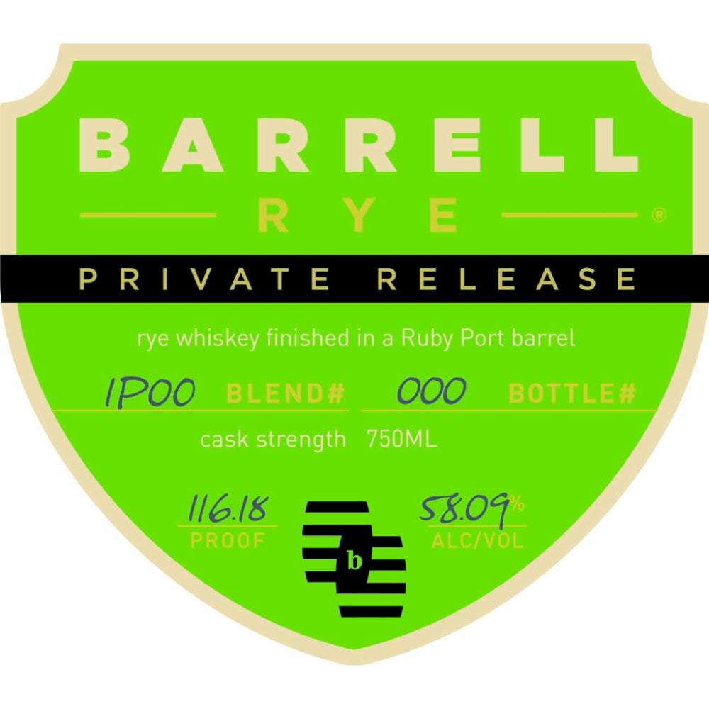 Buy Barrell Private Release Finished In Ruby Port Barrel Rye Whiskey ...