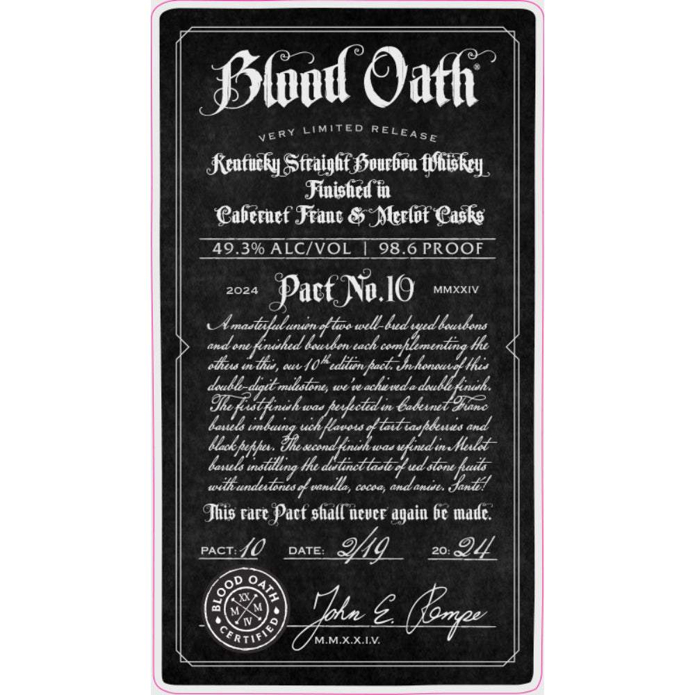 Blood Oath Pact No. 10Translation missing: en.general.title.shop