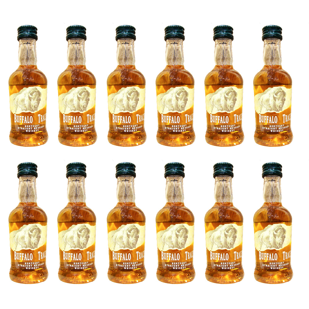 Buy Buffalo Trace Bourbon Mini Bottles 12 Pack 50ml Online | Reup Liquor