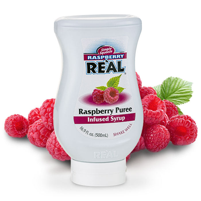 Buy Real Raspberry Puree Infused Syrup 16.9 Fl Oz Online | Reup Liquor